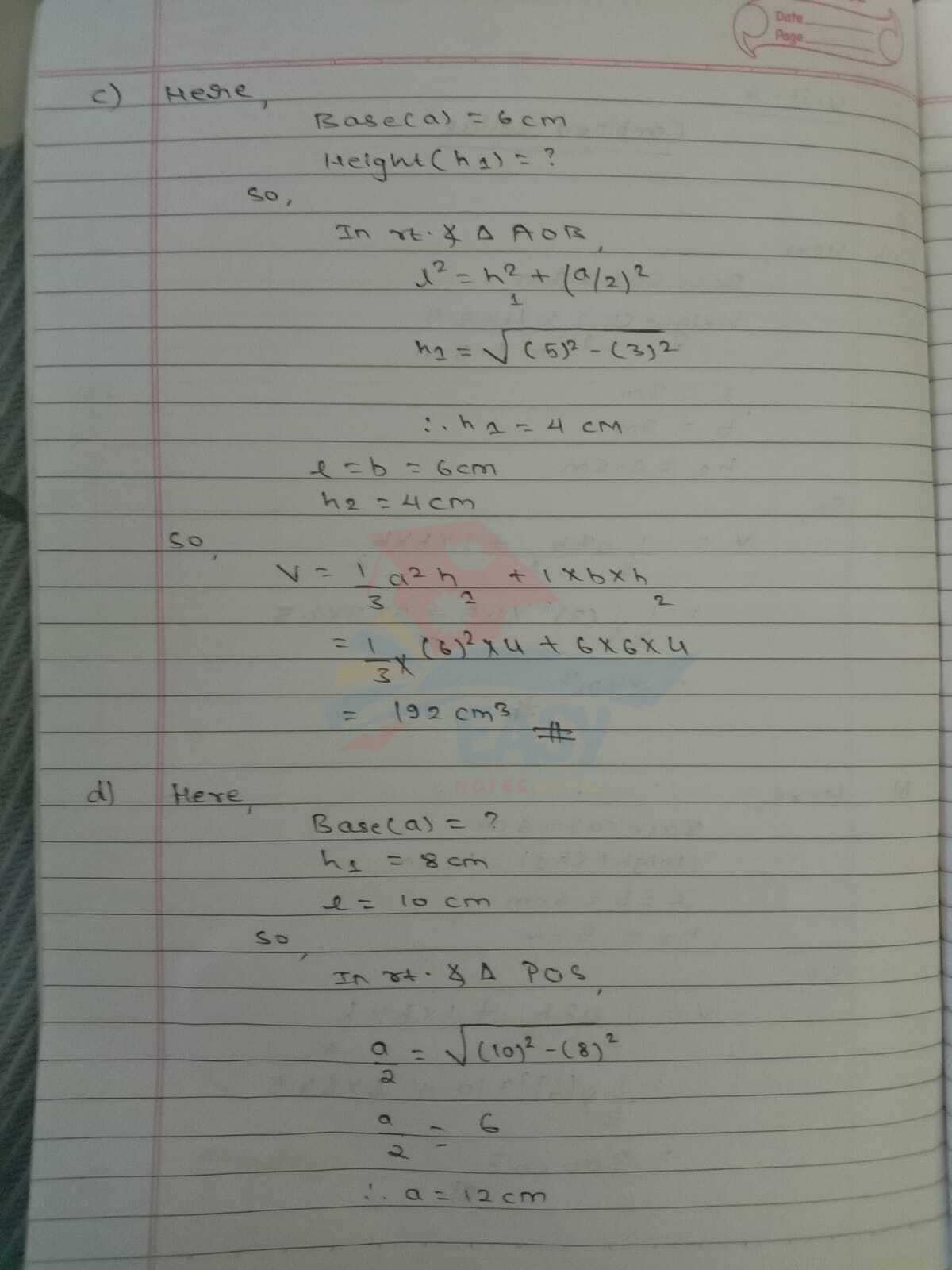 Class 10 Math Lesson 6 – Your Notes Partner